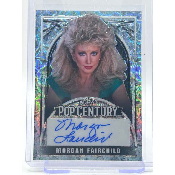 Leaf | Toys | 224 Leaf Pop Century Morgan Fairchild Blue Scope Auto 20 ...